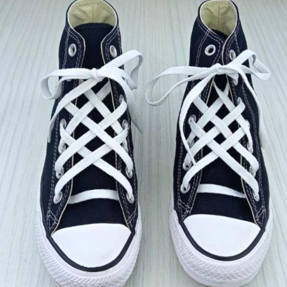 How to tie 2 rows of eyelets beautifully and simply at home