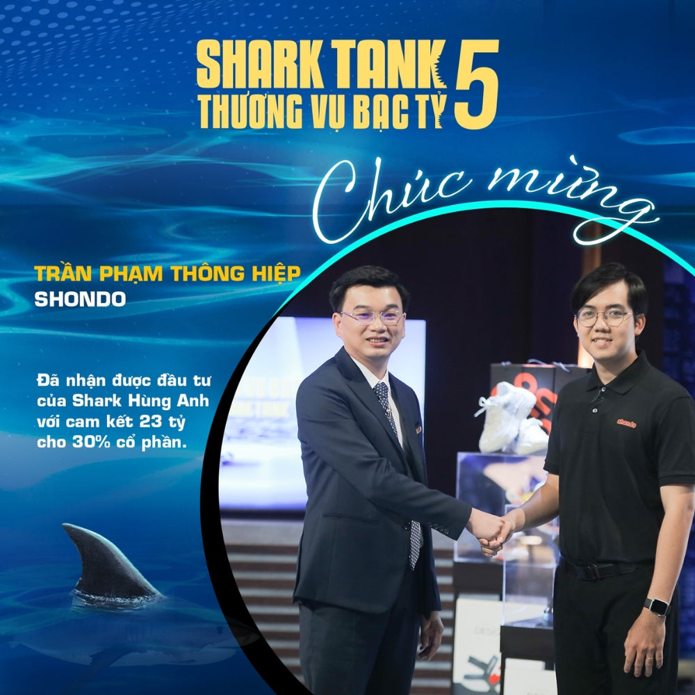 Shondo Vietnam gọi vốn thành công 23 tỷ tại Shark Tank