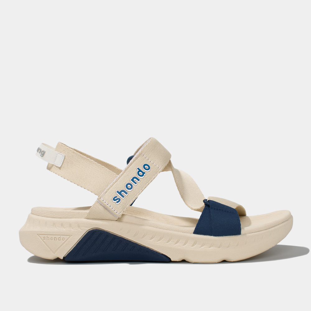 F7 racing beige blue sandals